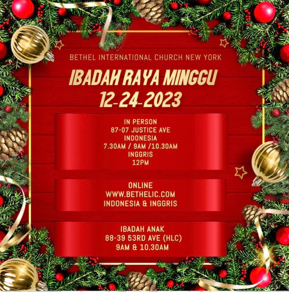 Ibadah Raya Minggu | Bethel International Church
